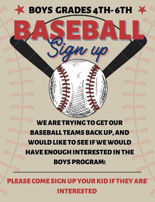Baseball Sign-Up | Santee Health and Wellness